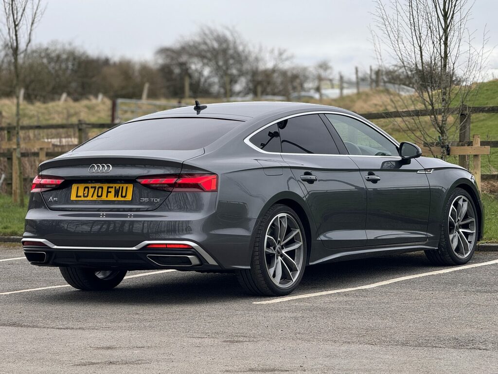 Used 2020 Audi A5 LO70FWU A5 Sportback 35 TDI MHEV S Line Semi-Auto on Finance in Stockport £615 ...